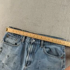 Levi's | Shorts | Levis 56 Jean Shorts Mens 34 Blue Light Wash Cut Off ...